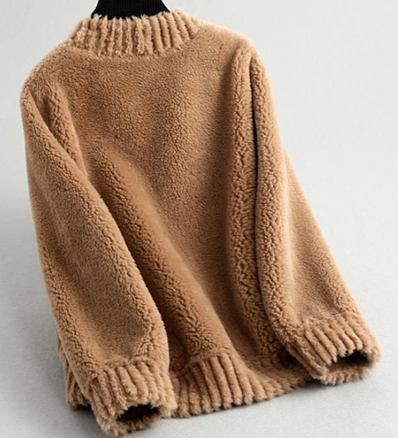 Shearling Teddy Cardigan Jacket – Daniella Erin NYC